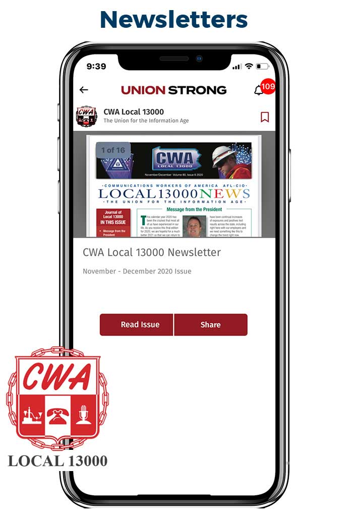 Labor Union App For Instant Communication Union Strong